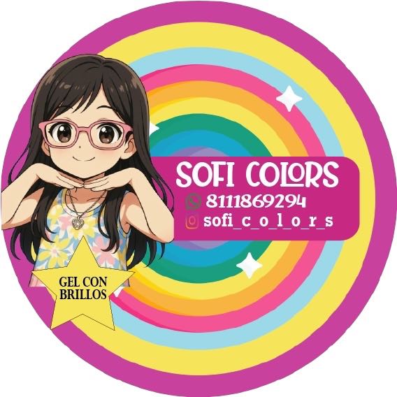 Sofi Colors Gel con brillos